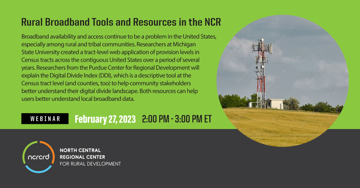 Webinars - North Central Regional Center for Rural Development